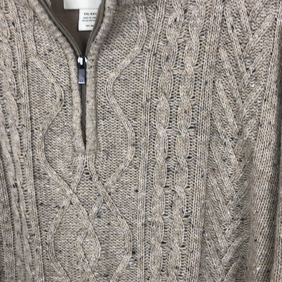 Haggar | Sweaters | Hagar Sweater With A Quarter Zip Mens Sweater ...